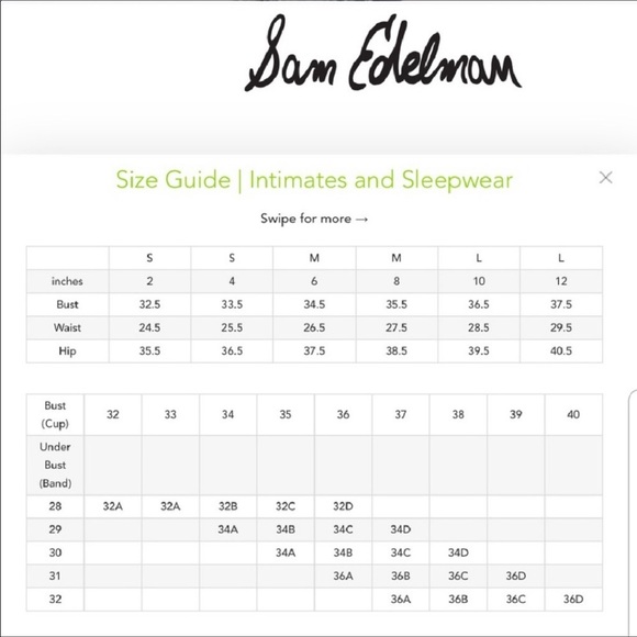 Sam Edelman | Intimates & Sleepwear | Sam Edelman Cap Sleeve Lacy ...